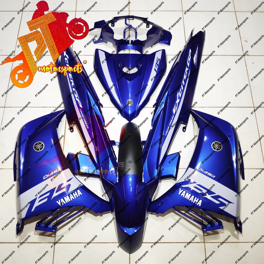 Yamaha Lc 135 Cover Set Coverset White Candy Red DPBMC Gp Blue Exciter ...