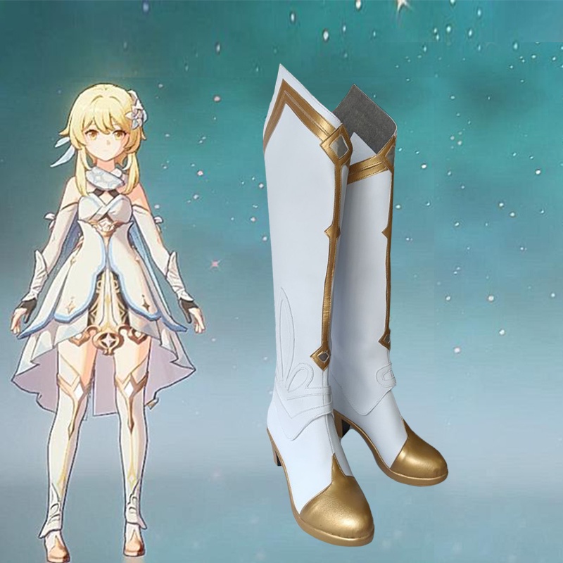 Genshin Impact Cosplay Costume Traveler Lumine Cosplay shoes Lumine ...