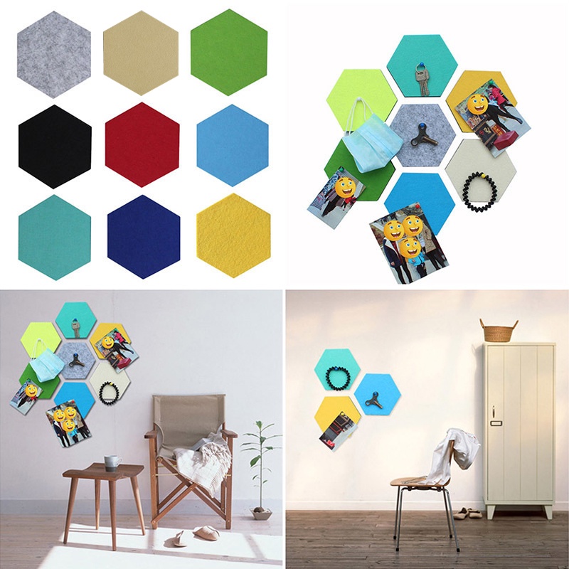 Hexagon Acoustic Panels Sound Proof Padding Wall Sticker for Wall ...