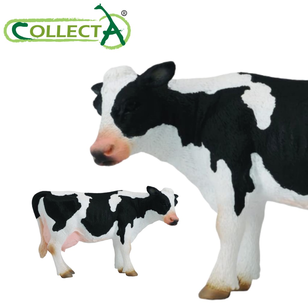 Friesian Cow - Collecta 88481 Farm Life Animal Action Figures / Toys ...