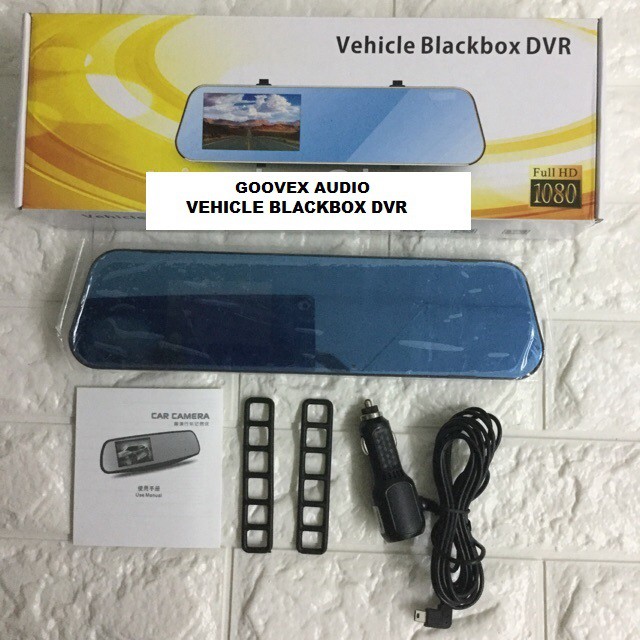Vehicle Blackbox DVR Full HD 1080 Rearview Mirror Display Car Camera ...