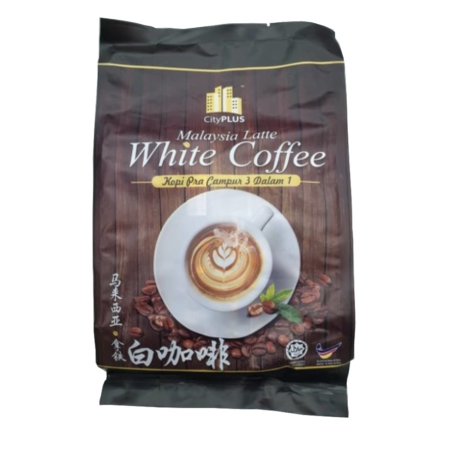 CityPLUS Malaysia Latte White Coffee 600g (15 sachets x 40g) | Shopee ...