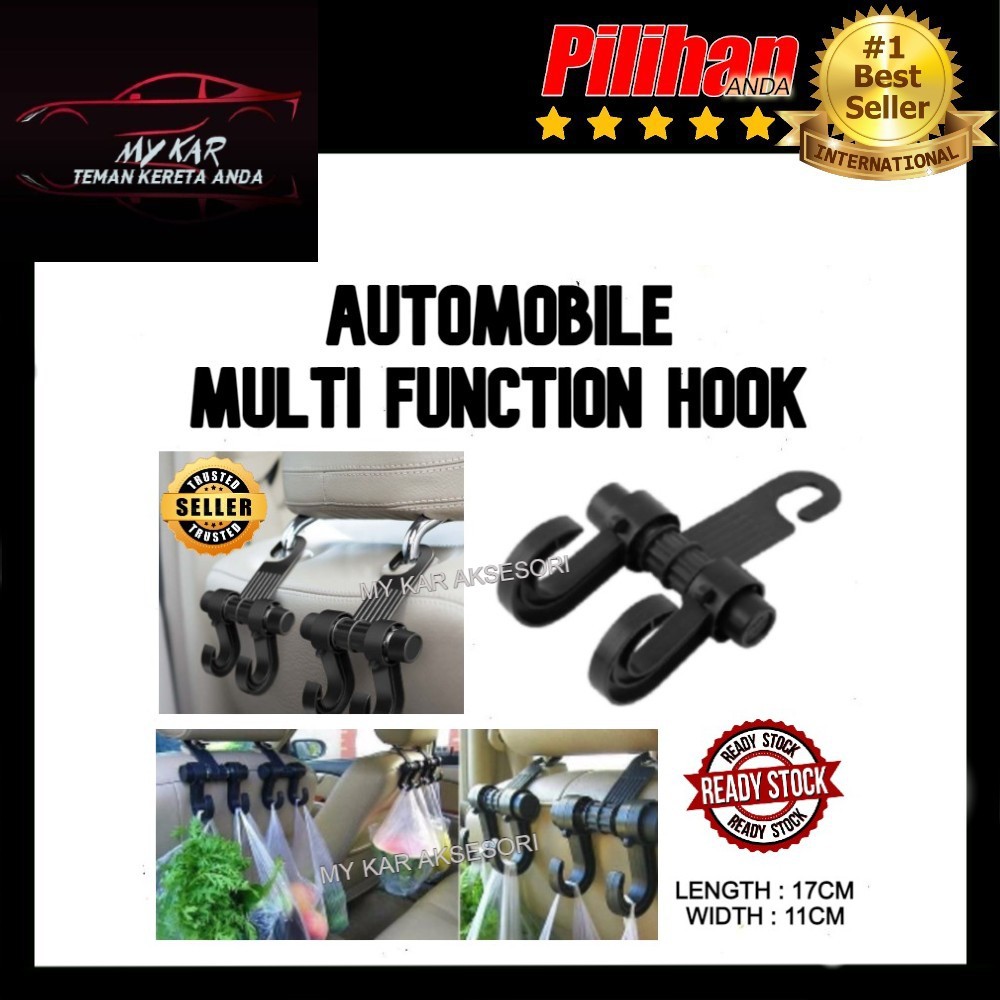 AUTOMOBILE MULTI FUNCTION HOOK FOR VEHICLE (1pcs) | Shopee Malaysia