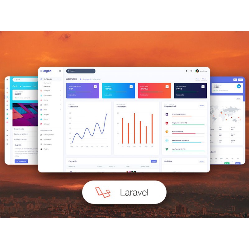 Argon Dashboard Pro Laravel - Laravel Bootstrap Admin Panel Theme By Creative Tim | Shopee Malaysia