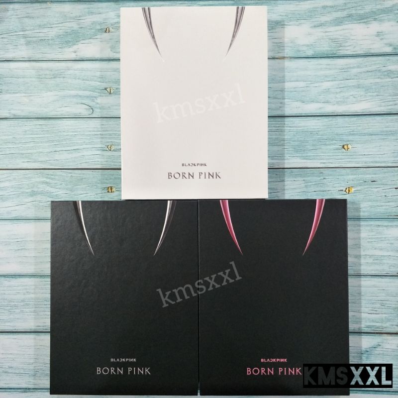 [READY STOCK] BLACKPINK BORN PINK BOX SET UNSEALED ALBUM with Postcard ...