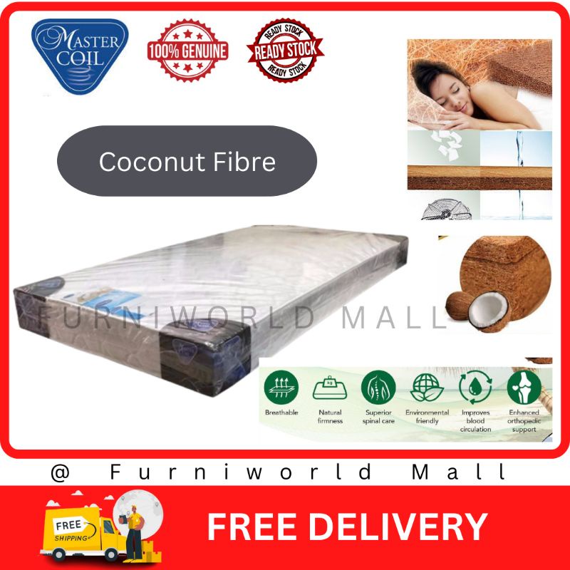Mastercoil Coconut Fibre mattress Single/Queen/King | Shopee Malaysia