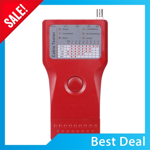 Best Deal 5-In-1 Multi-Functional Network Cable Tester RJ45 RJ11 UTP ...
