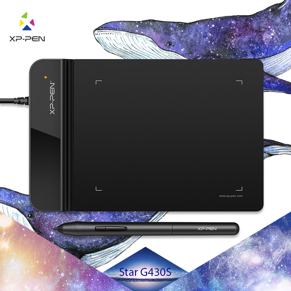 XPPen Star G430S OSU Drawing Tablet Digital Graphic Pen Tablet With ...