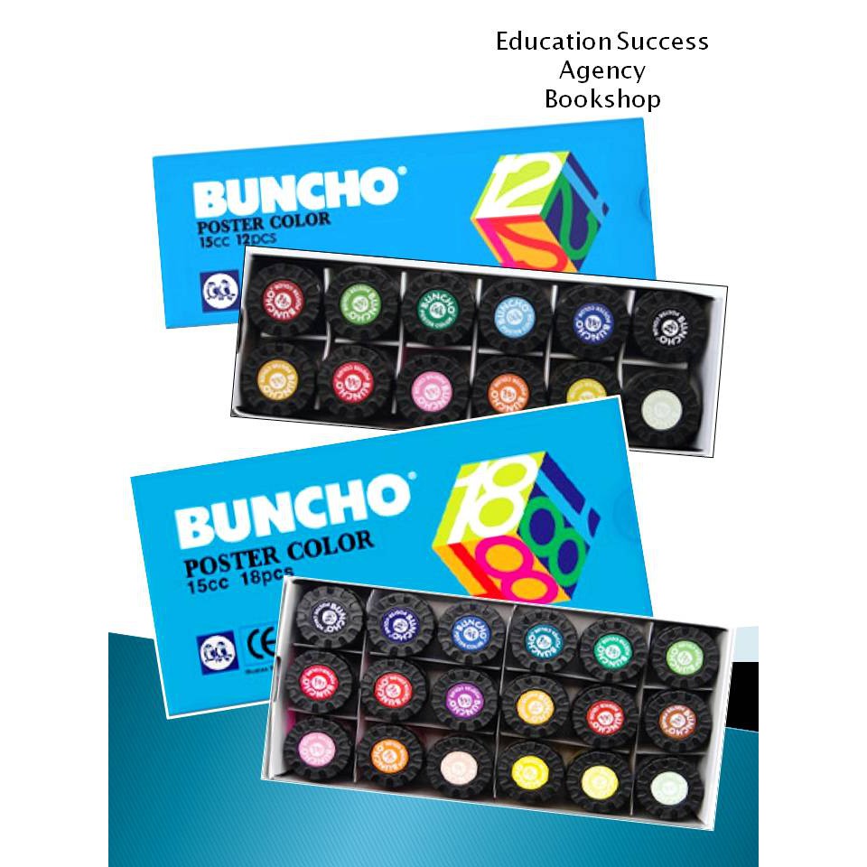 BUNCHO POSTER COLOUR 15CC (12 ~15 COLOURS) | Shopee Malaysia