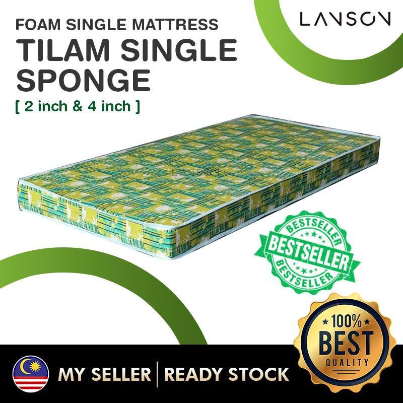 LANSON-[ LOCAL STOCK] Single Mattress Sponge 3 'x 2" / 4 " Random ...