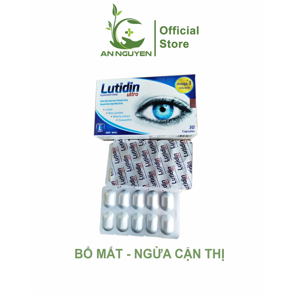 Lutidin Ultra eye health box of 30 tablets | Shopee Malaysia