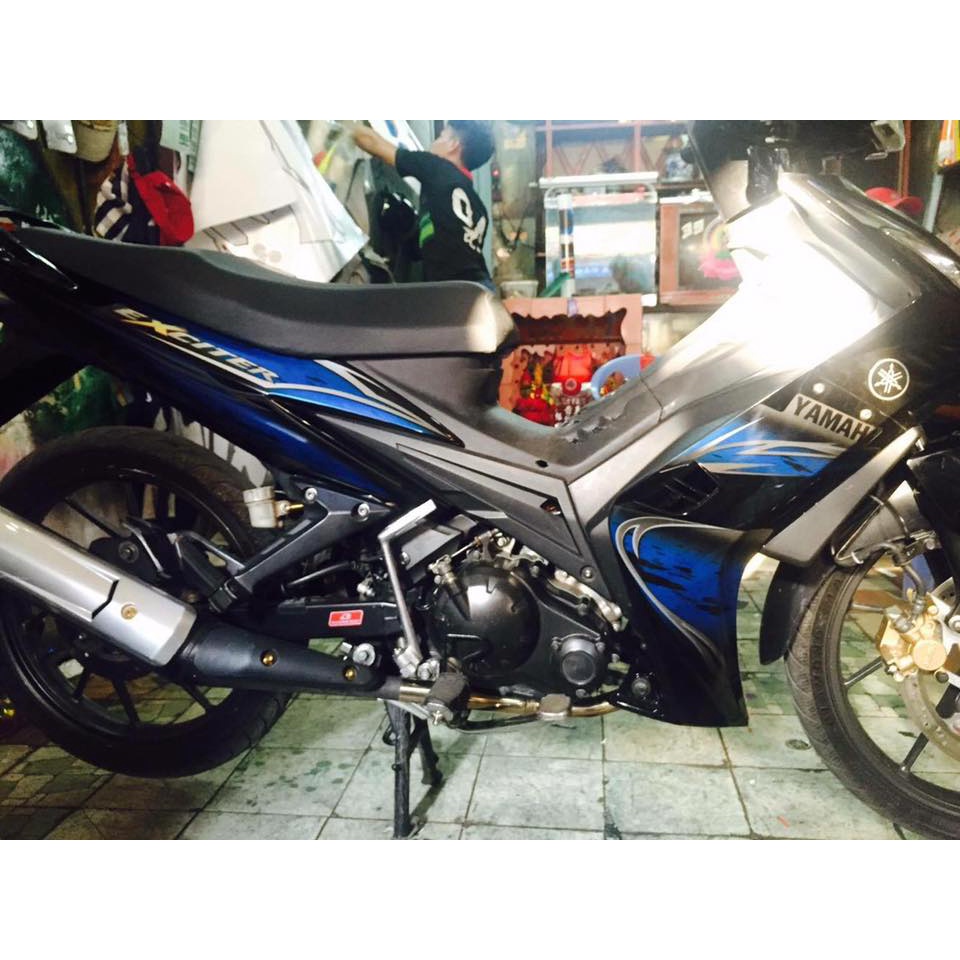 Yamaha Exciter 2010 Blue Black Removable Stamp | Shopee Malaysia