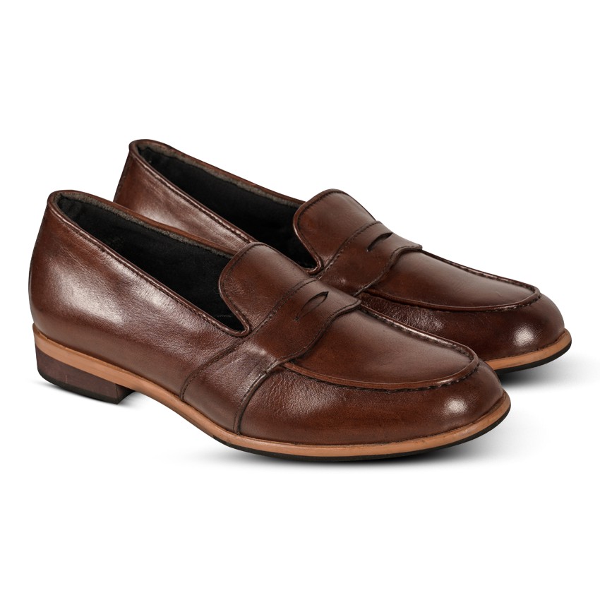 GILLY PENNY LOAFERS BROWN WOMEN SHOES | Shopee Malaysia