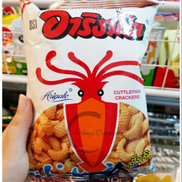 THAI SNACK ARIGATO CUTTLEFISH CRACKERS 70g THAI (FREE 🎁 FOR ABOVE RM40 ...