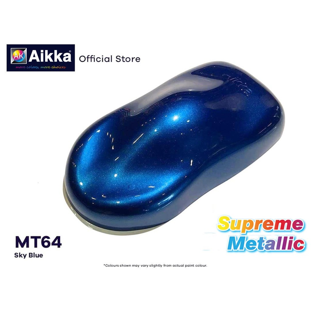 AIKKA MT64 SKY BLUE SUPREME PEARLIZED METALLIC 2K CAR PAINT | Shopee ...