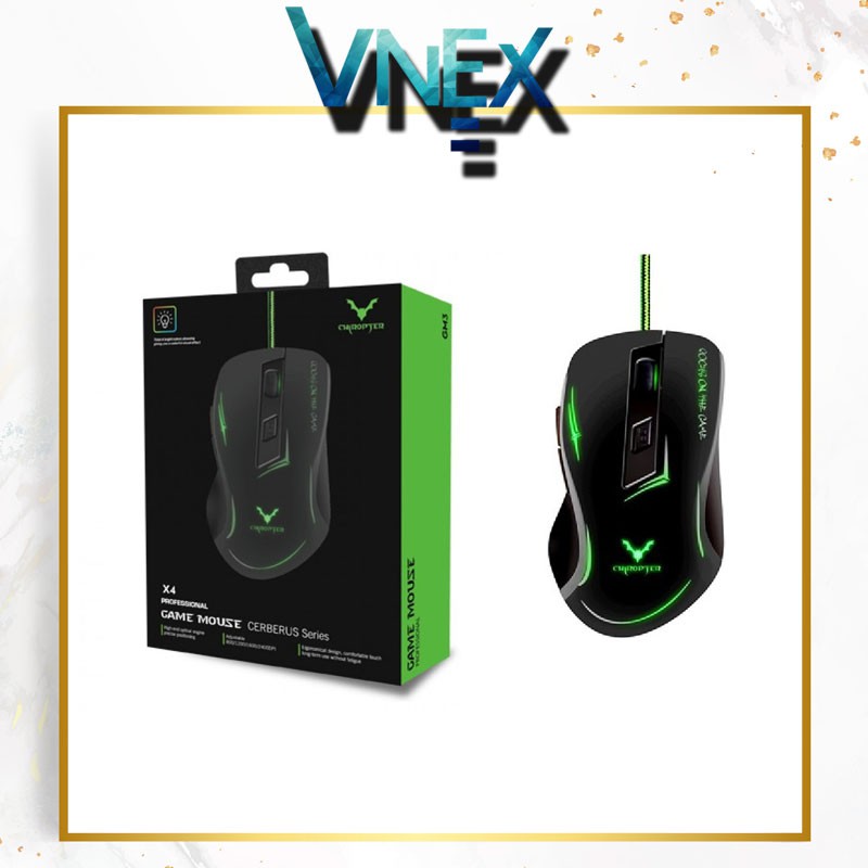 WESDAR X4/X10 Pro Gaming Mouse - Cerberus Series [Original] | Shopee ...