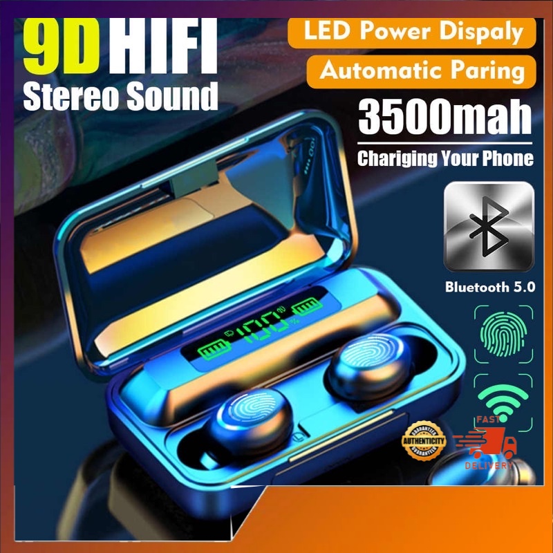 Original TWS Earbuds BTH-F9-5 (Ready Stock) | Shopee Malaysia