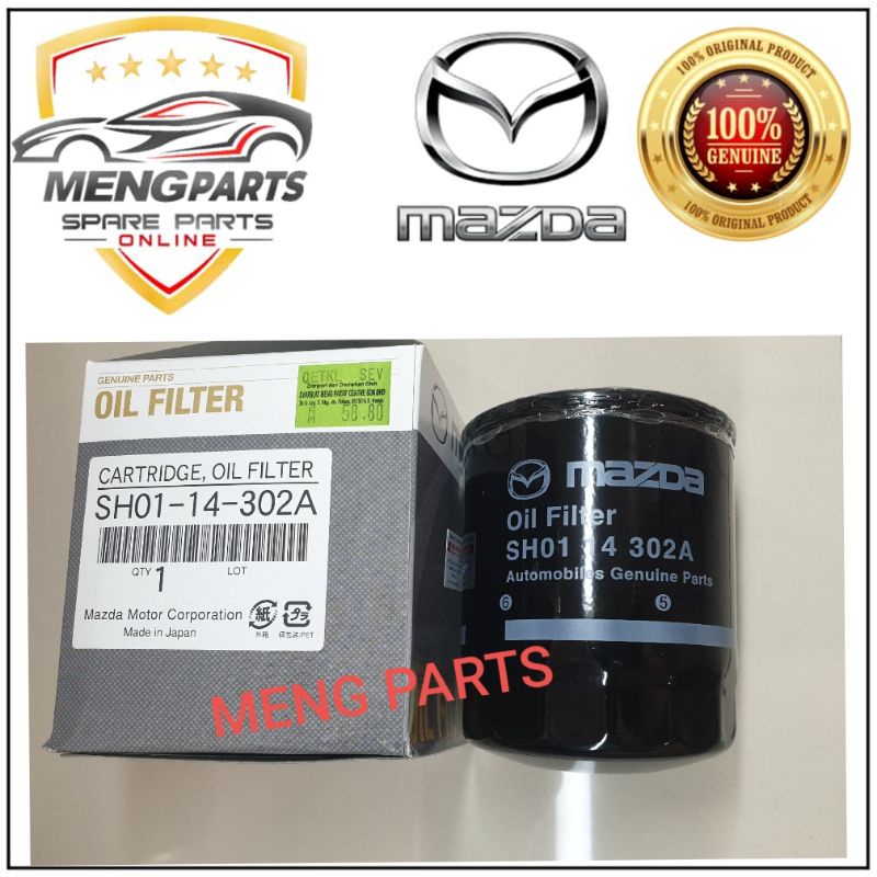 ORIGINAL OIL FILTER MAZDA 3 2.0 ,MAZDA 5 ALL , MAZDA 6 2.0 SH01-14-302A ...