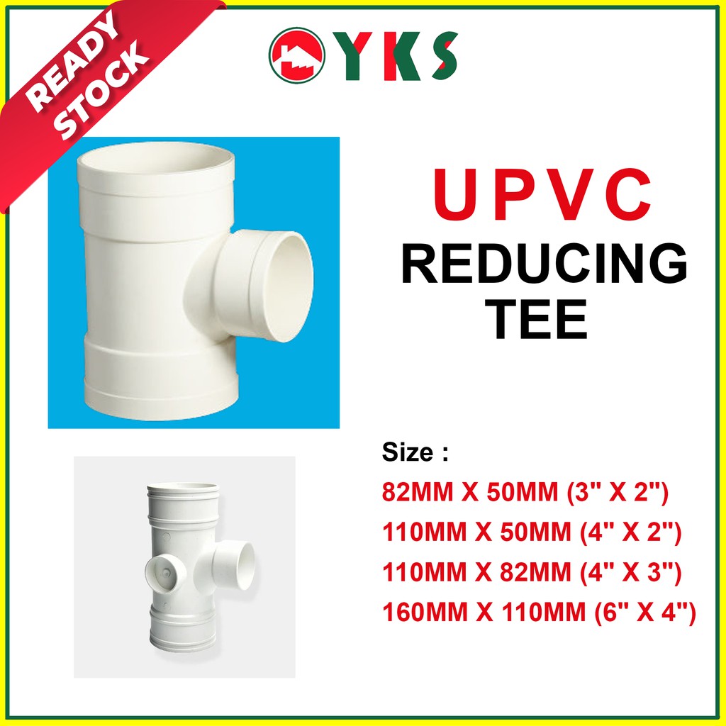 UPVC REDUCING TEE - Pipe & Fittings System | Shopee Malaysia