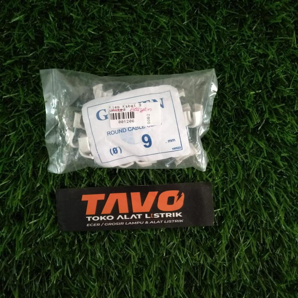 Concrete Nail Cable Clamp No. 9mm GONYEN 9 MM Electric Pvc Cable Clip ...