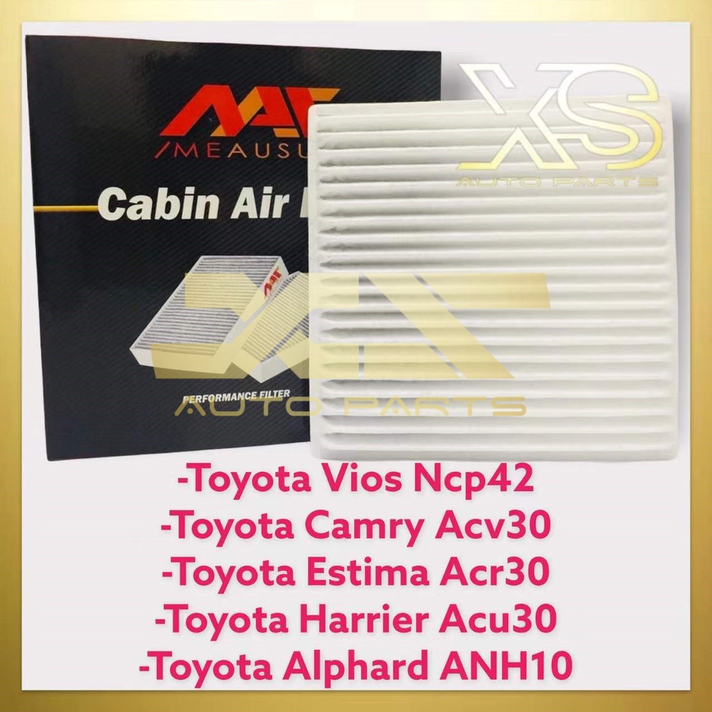MEAUSU CABIN AIR COND FILTER TOYOTA VIOS NCP42 CAMRY ACV30 ESTIMA ACR30 ...