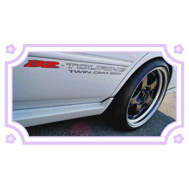STICKER TOYOTA SEG AE100 AE101 BZ TOURING TWINCAM 20 BLACKTOP AE111 ...