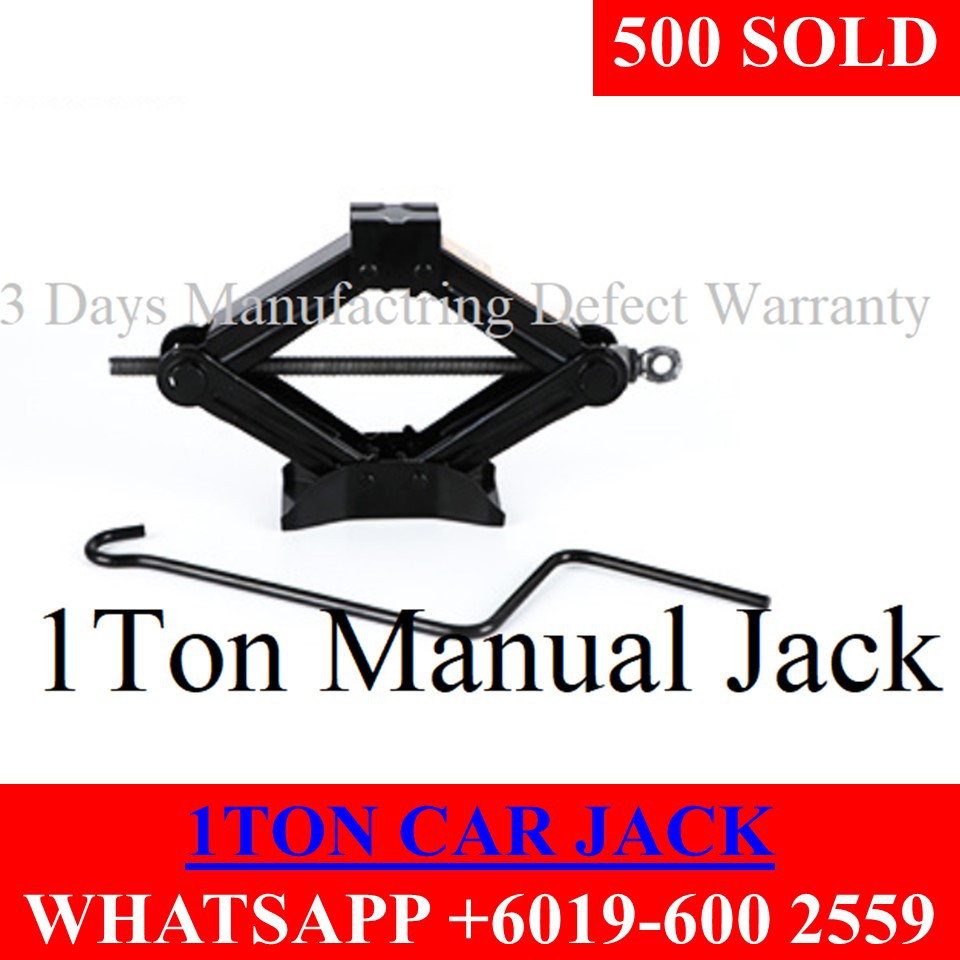 1T,1.5T 2T Heavy Duty Car Jack Jack Tayar Car Jack Jack Kereta Manual ...