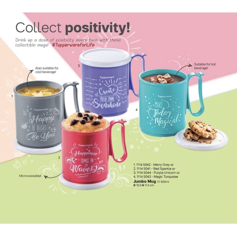 TUPPERWARE micro mug 500ml (1pc) | Shopee Malaysia