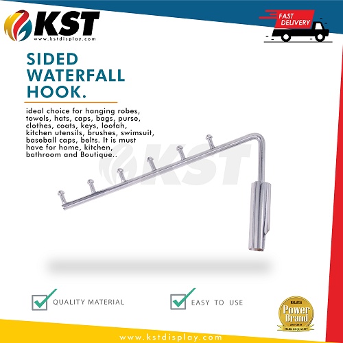 [Ready Stock] Sided Waterfall Hook for Garment Display / Hook for ...