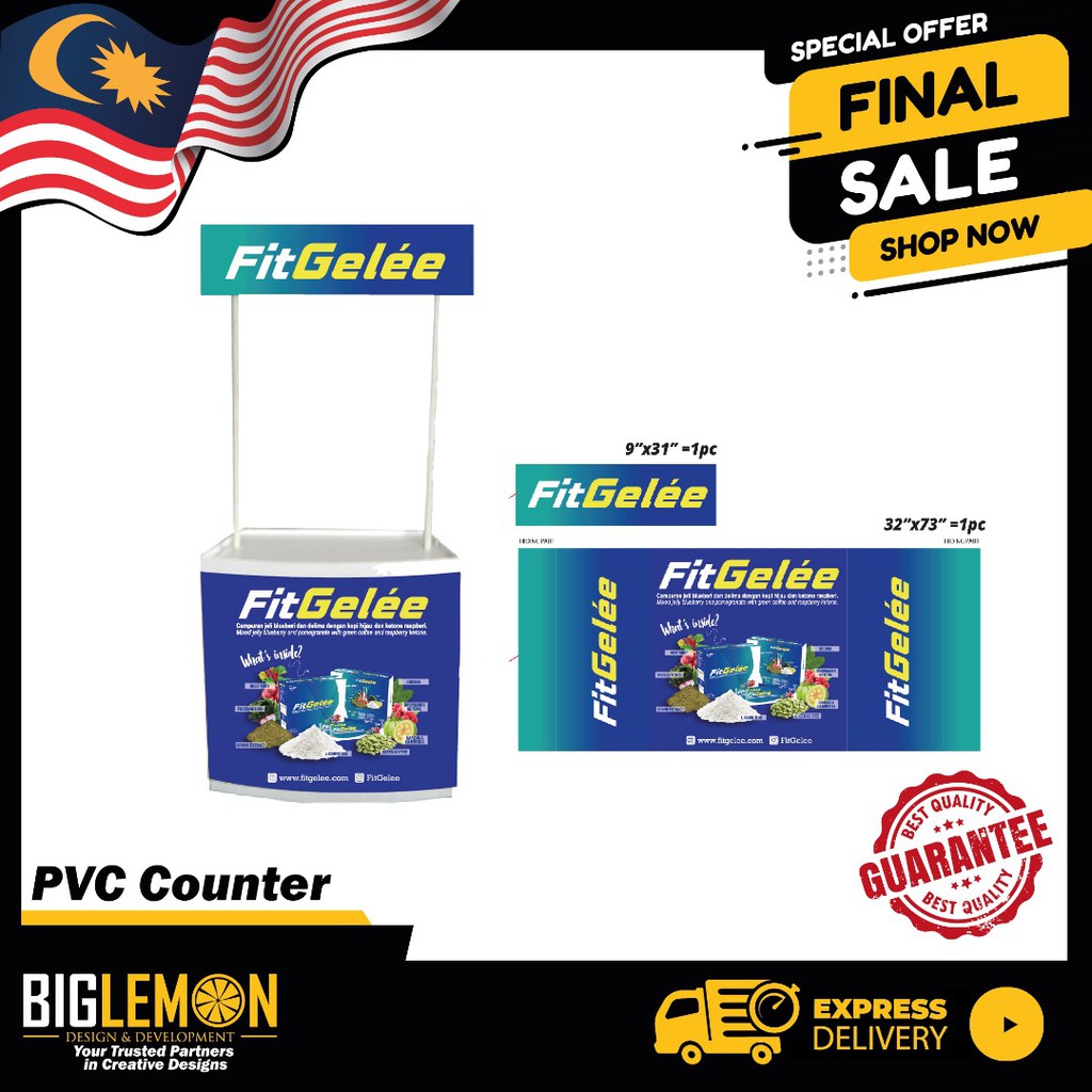 PVC Counter Promotion Kiosk | Shopee Malaysia