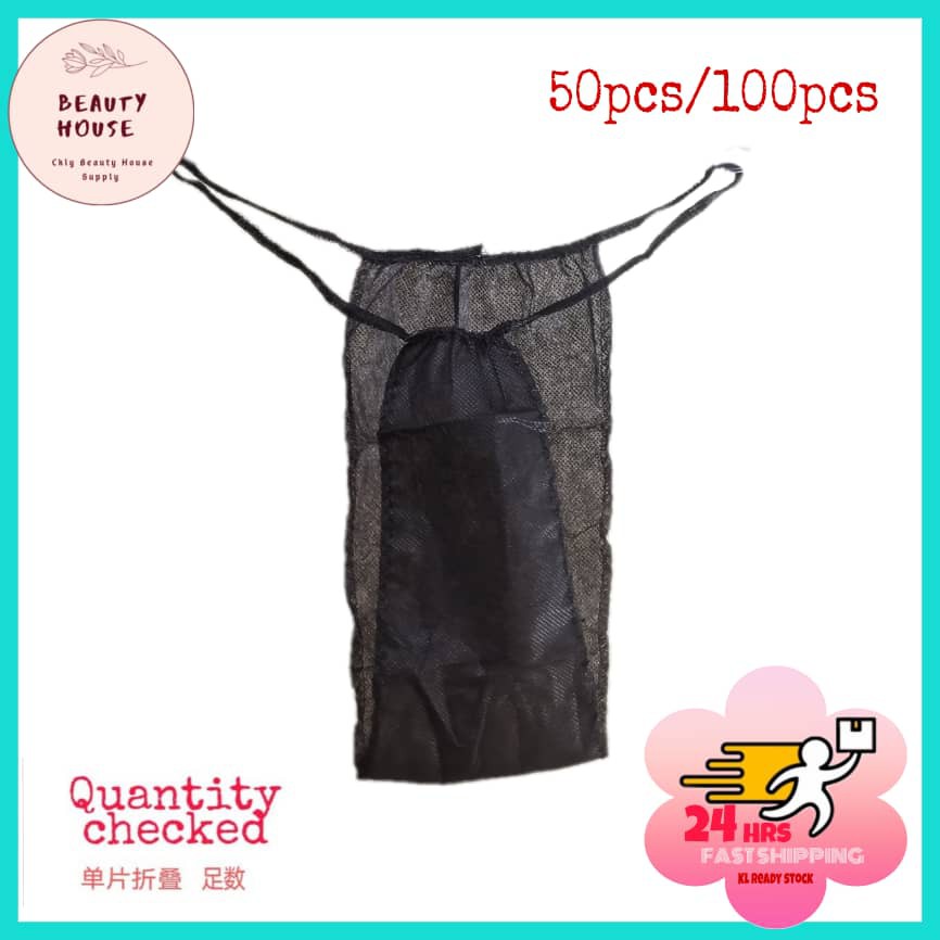 READY STOCK! Disposable Thick Underwear/Panties G-String SPA TRAVEL ...