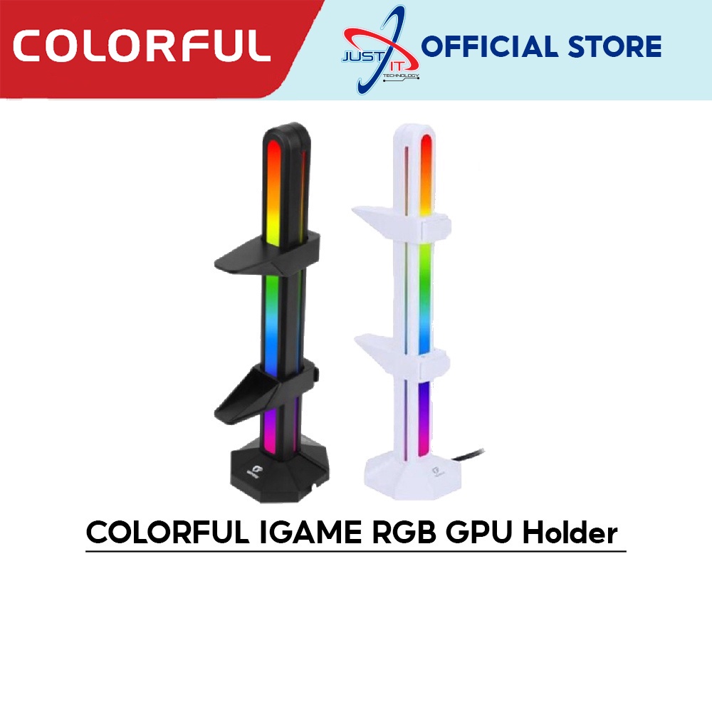 COLORFUL IGAME RGB GPU Holder （ Black / White ) | Shopee Malaysia