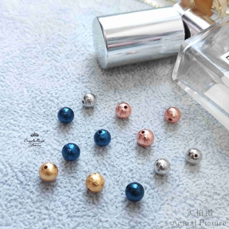 Ready Stock Genuine Gemstone Meteorite Solid Round DIY Lulutong 6-10mm ...