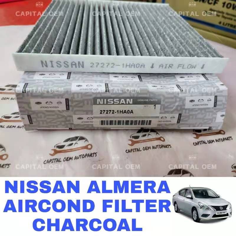27277-1HD0A NISSAN ALMERA CARBON AIR COND FILTER,CABIN FILTER 2012-2019 ...