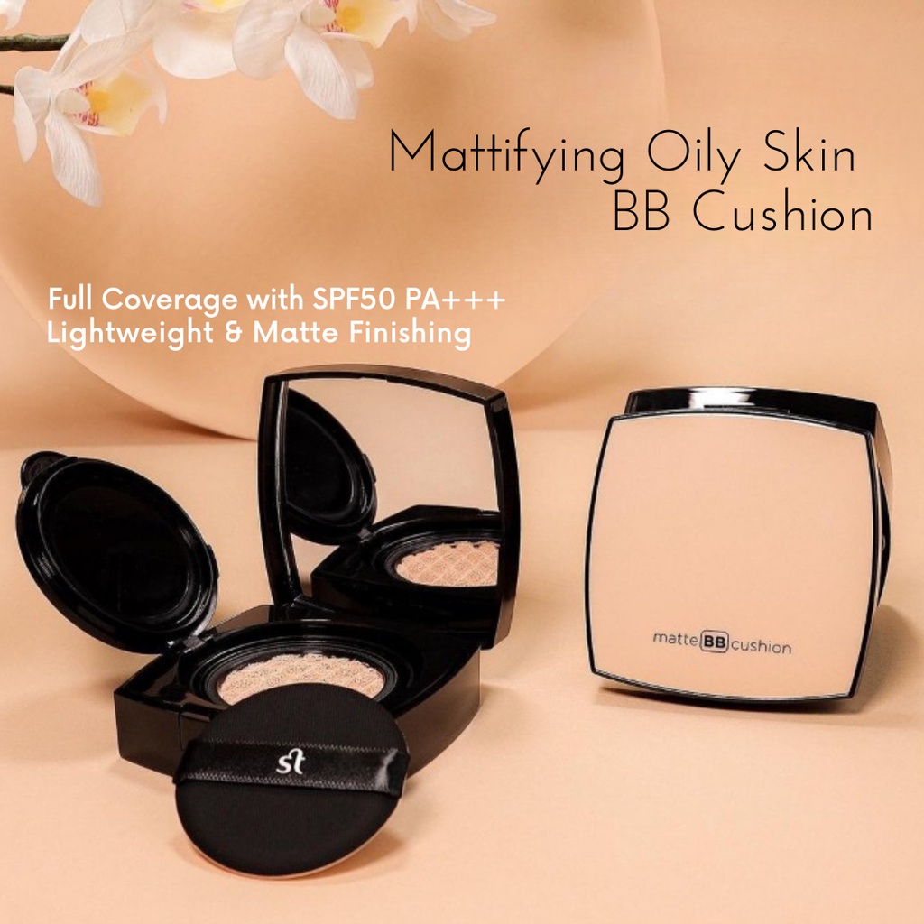 Matte BB Cushion Foundation Oil Control with SPF50 PA+++ by Sendayu Tinggi | Shopee Malaysia