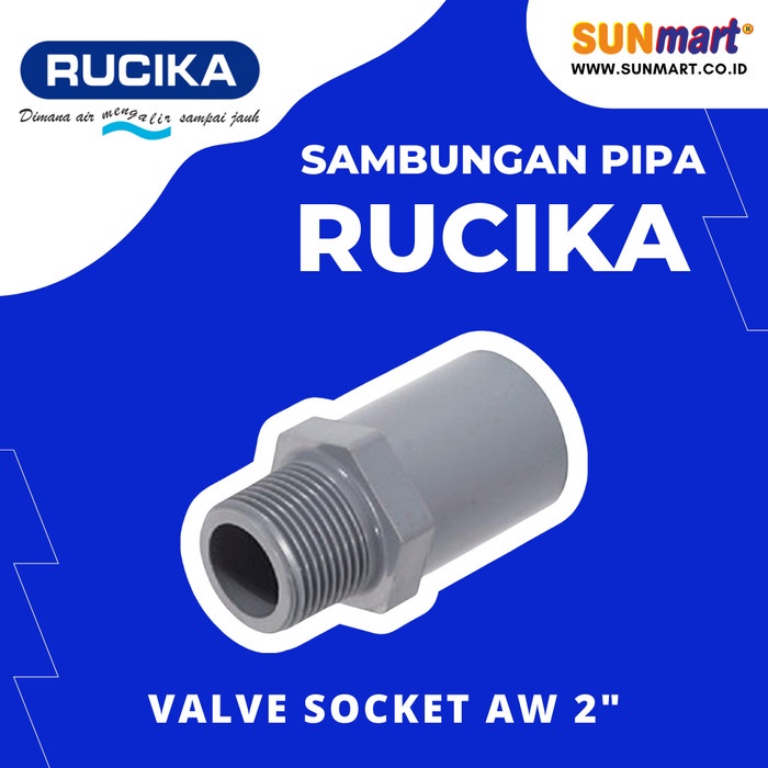 Rucika VALVE SOCKET AW 2" Pipe Connection | Shopee Malaysia