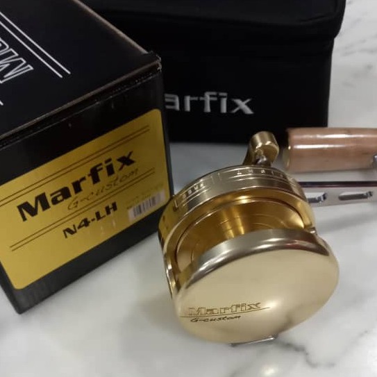 Harga Boleh Bincang Marfix N4 (G-Custom) Gold Edition Jigging Reel ...