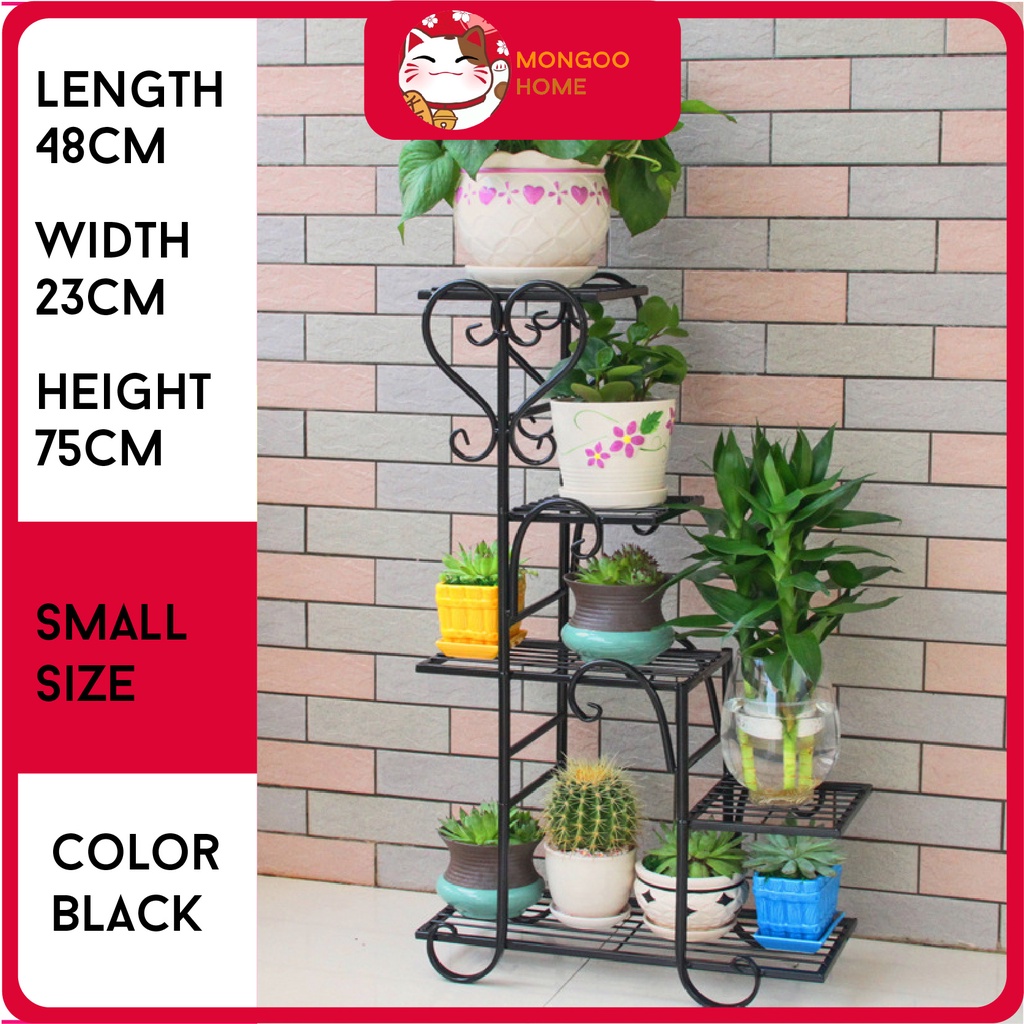 READY STOCK Outdoor Indoor Plant Rack Flower Pot Rack Rak Bunga ...