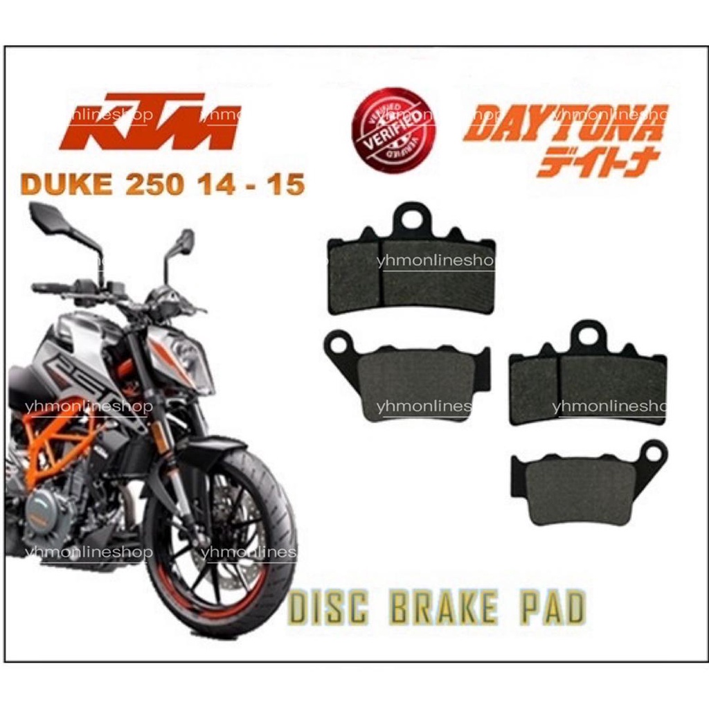 KTM Disc Brake Pads Duke 250 (2014-2015) | Shopee Malaysia