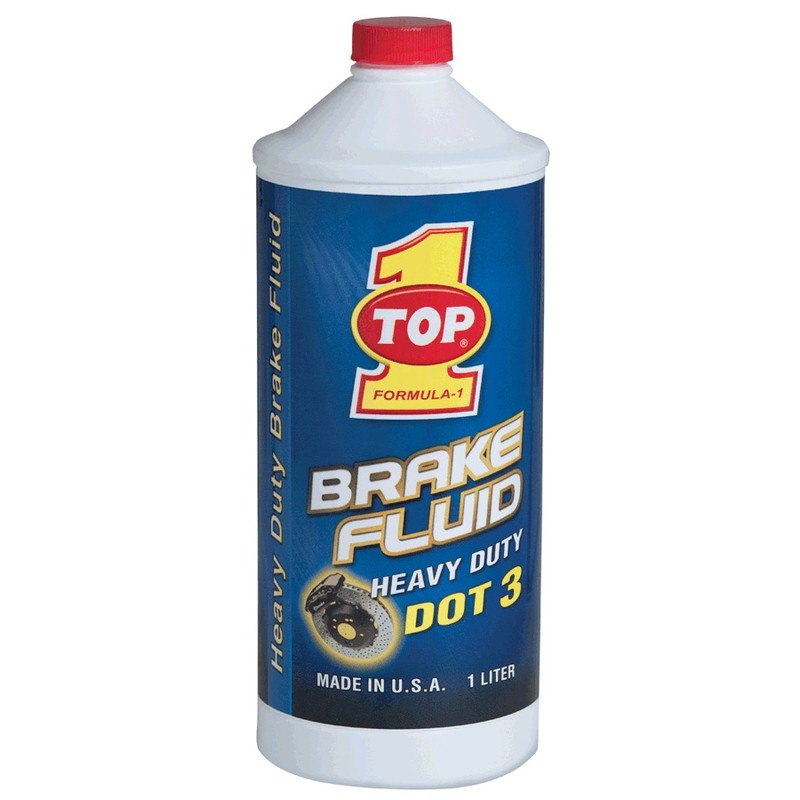 Top 1 Dot 3 Brake Fluid (500 ml & 1 liter) for proton ，perodua ,toyota ...