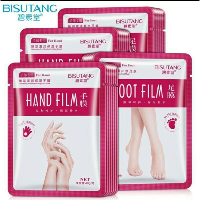 WHOLESALE Bisutang Hand Mask Hand Film Foot Mask Foot Flim Moisturizing and Moisturizing Hand ...