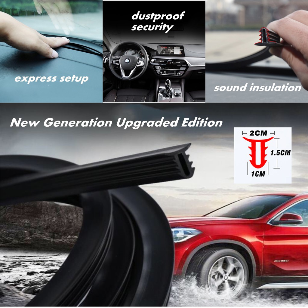 2022 New T Shape Car Dashboard Cover Sound Proof Rubber Myvi 2019 2020 ...