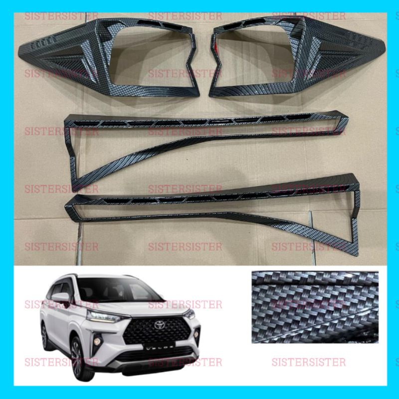 Veloz GR Sport Rear Light Garnish 2021 2022 UP Carbon | Shopee Malaysia