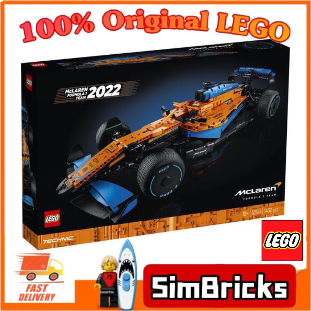 (SimBricks) LEGO 42141 Technic - McLaren Formula 1 | Shopee Malaysia