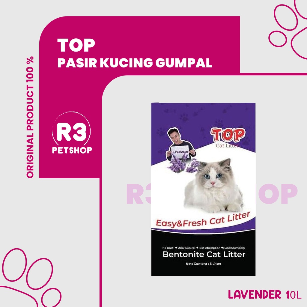 Top Scented Lumpy Cat Sand 10 litter (Expedition) | Shopee Malaysia