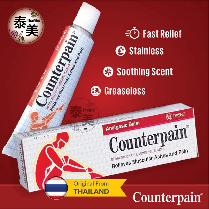 (Ready Stock) Counter Pain Analgesic/ Balm Warm /Muscle Pain Relieve ...