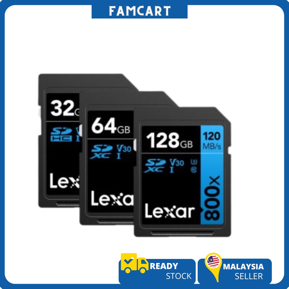 🔥READY STOCK🔥Lexar High-PerfomanceProfessional Memory Card UHS-I SDHC ...