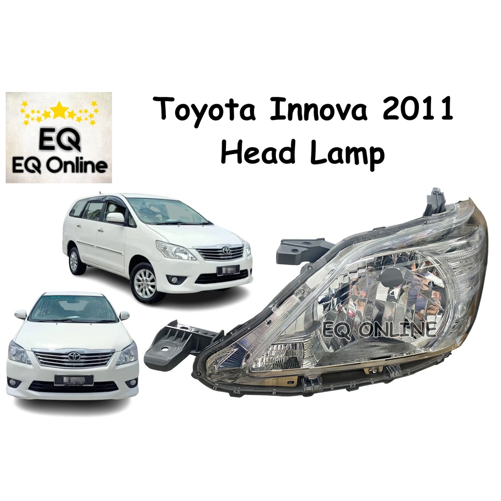 Toyota Innova 2011 Head Lamp Head Light Lampu Depan Lampu Besar 前头车大灯 ...