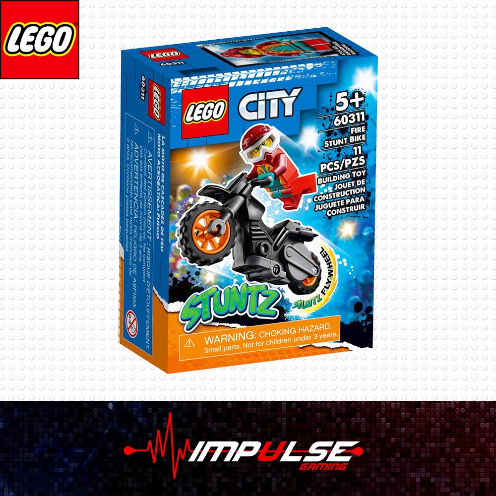 LEGO 60311 City - Fire Stunt Bike | Shopee Malaysia