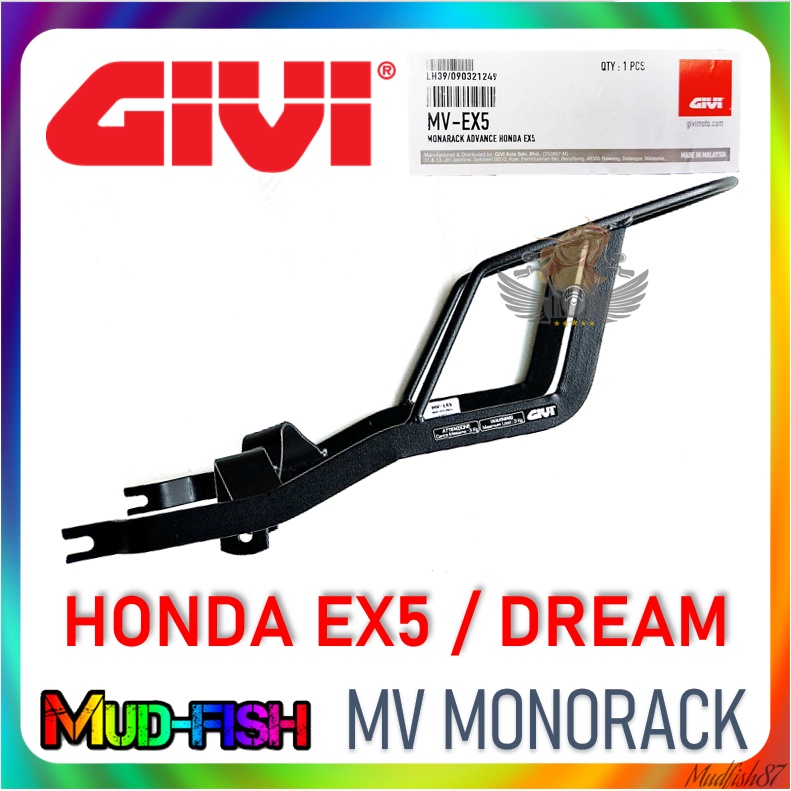 GIVI EX5 / DREAM MV MONORACK KAKI BOX | Shopee Malaysia